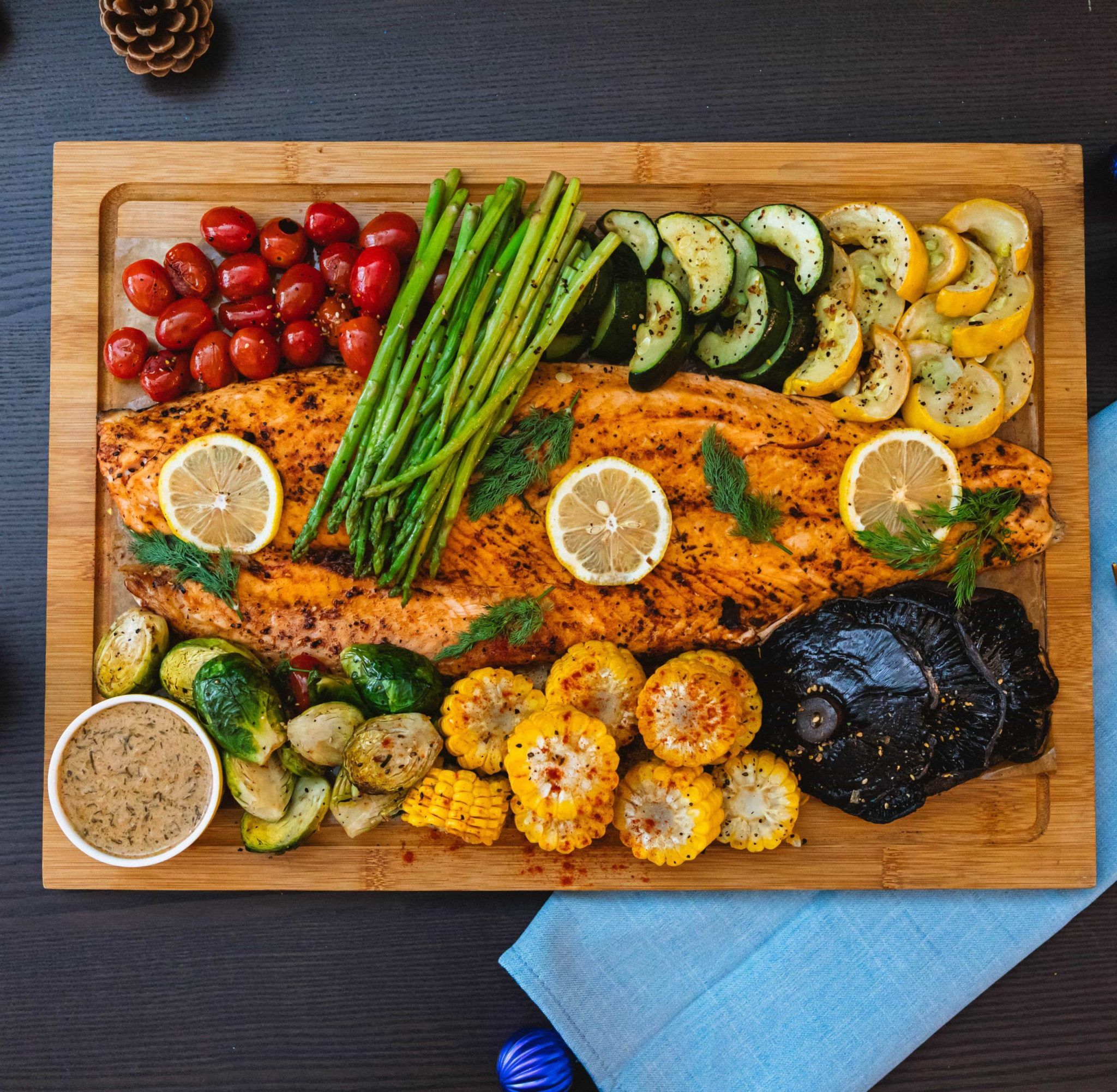 Party Platters SG | Moist Oven-Baked Salmon Platter
