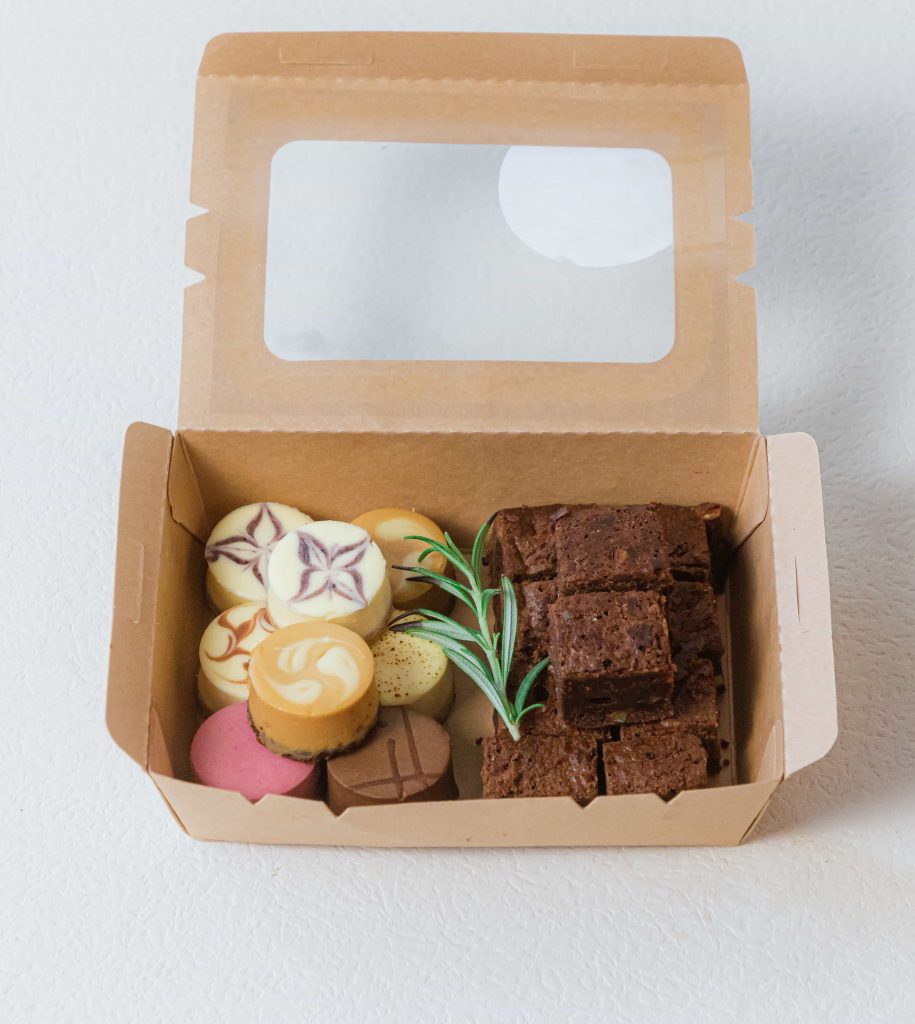 Dessert Box Delivery | Fudgy Brownies & Handmade Cheesecake